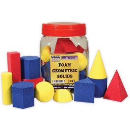 Soft Foam Geometric Solids - Set of 12 | Abacus Educational Suppliers