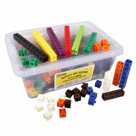 2cm Interlocking Plastic Cubes - 10 colours (Box of 500) | Abacus ...