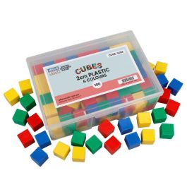 Happy Holidays | 2cm Non-interlocking Plastic Cubes - 4 colours (Box of ...