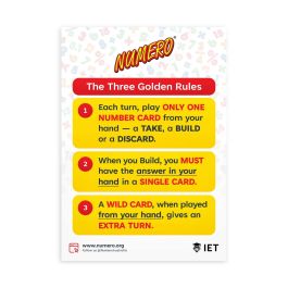 Happy Holidays | Numero® Rules Poster | Abacus Educational Suppliers