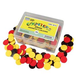 Magnetic Two Colour Counters - Box of 200 | Abacus Educational Suppliers