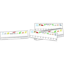 Student Number Lines Desk Pack - Set of 15 | Abacus Educational Suppliers