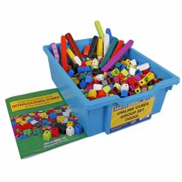 2cm UniLink® Cubes Group Set - 10 colours (Box of 1000) | Abacus ...