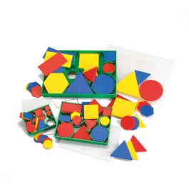 Attribute Blocks Giant - Set of 60 | Abacus Educational Suppliers