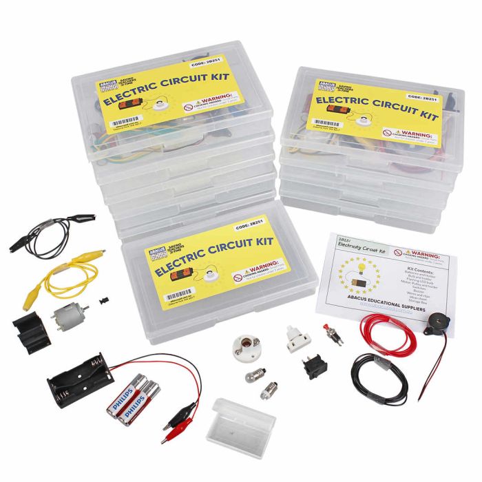 Electric Circuit Kit - Box of 10 | Abacus Educational Suppliers