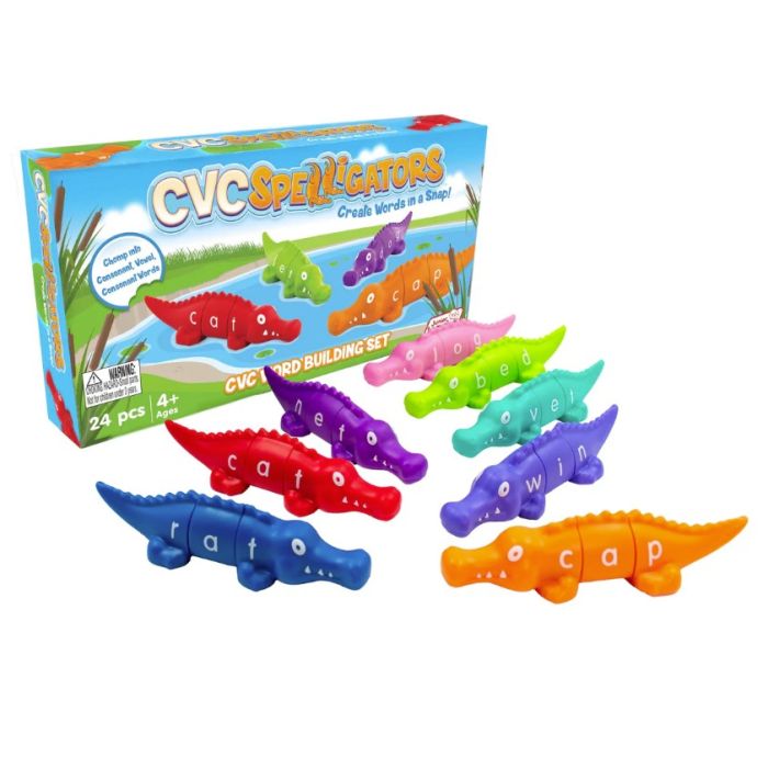 CVC Spelligators - Carton of 6 | Abacus Educational Suppliers