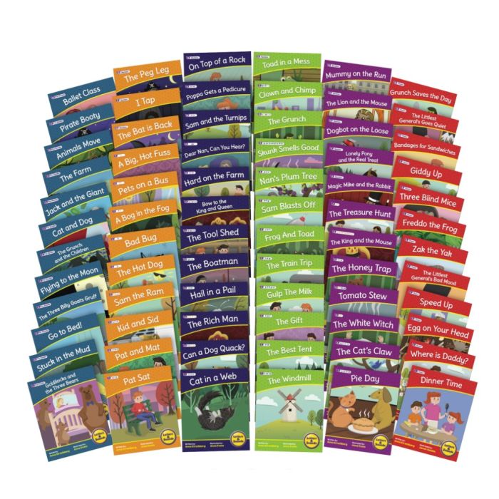 Decodable Readers - Letters & Sounds Complete Set - Phase 1-6 - Set 2 ...